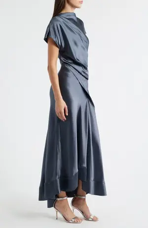 Acler Glatton Satin Maxi Dress