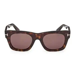 TOM FORD Havana Square Sunglasses - Brown