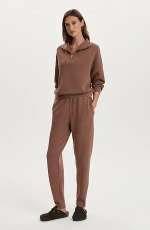 Varley The Slim Cuff Doublesoft Joggers - Golden Bronze Marl