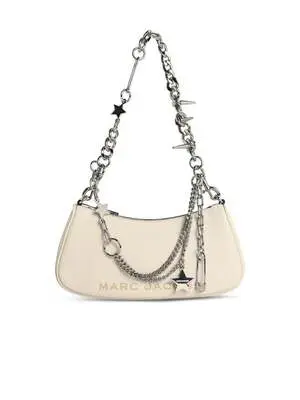 Marc Jacobs The Shoulder Cotton Leather Bag - White