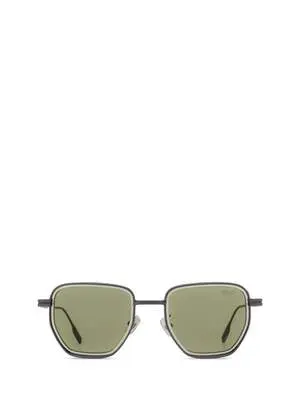 Zegna Zegna Silver Metal Sunglasses Silver