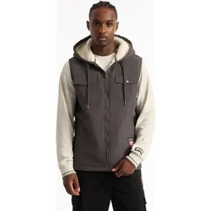 ECKO UNLTD. Shearling Vest - Magnet