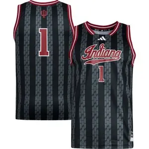 Adidas 1 Indiana Hoosiers Replica Swingman Jersey - Black