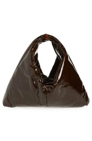 KASSL EDITIONS Small Anchor Lacquered Hobo Bag
