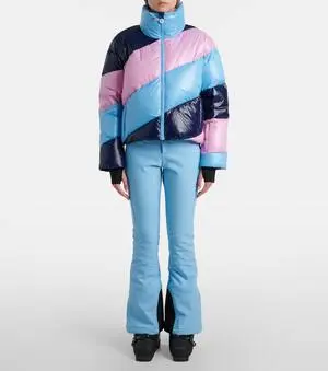 Perfect Moment Mojo Striped Down Ski Jacket