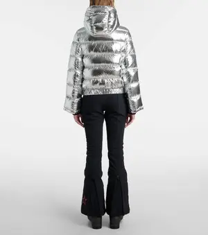 Perfect Moment Polar Flare Down Ski Jacket - Silver