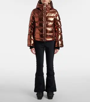 Perfect Moment Polar Flare Down Ski Jacket - Orange