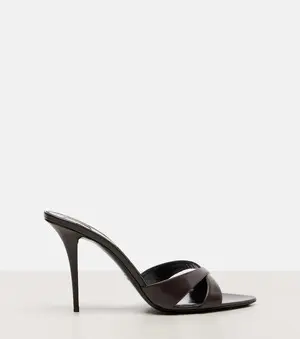 Saint Laurent Kirat 95 Leather Sandals