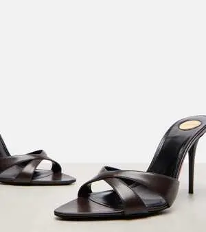 Saint Laurent Kirat 95 Leather Sandals