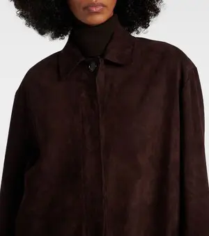 Stouls Suede Coat - Brown