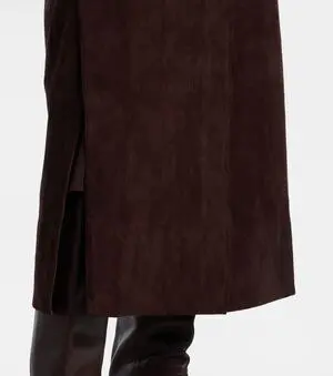 Stouls Suede Coat - Brown