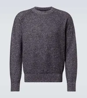 Zegna Cashmere Crewneck Sweater - Grey