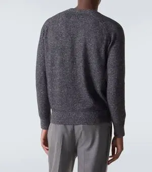 Zegna Cashmere Crewneck Sweater - Grey
