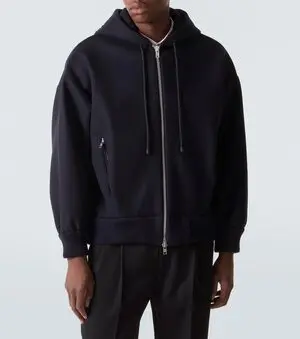 Simone Rocha Embellished Wool-blend Hoodie