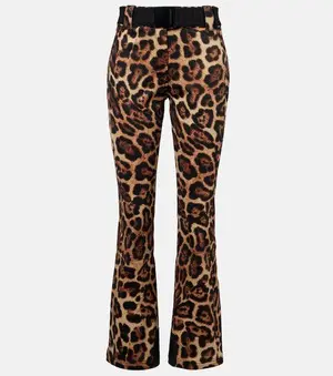 GOLDBERGH Minou Leopard-Print Ski Pants
