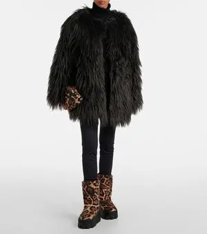 Goldbergh Snowy Leopard-print Boots