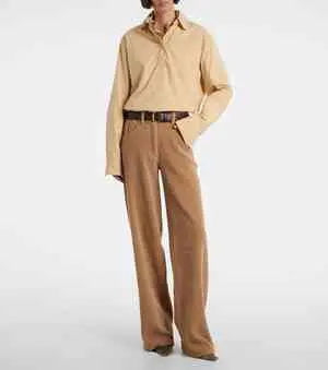 THE ROW Clair Corduroy Straight Pants