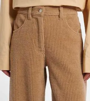 THE ROW Clair Corduroy Straight Pants