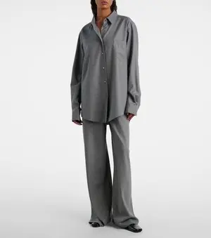 THE ROW Pino Virgin Wool Shirt
