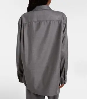 THE ROW Pino Virgin Wool Shirt