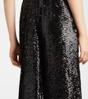 EMILIA WICKSTEAD Sequined Midi Dress
