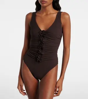 KARLA COLLETTO Tess Floral-appliqué Swimsuit