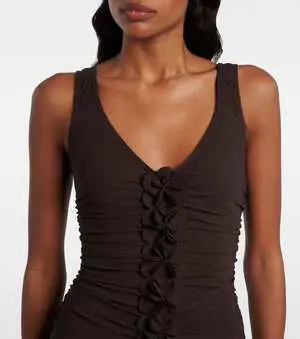 KARLA COLLETTO Tess Floral-appliqué Swimsuit