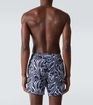 Vilebrequin Printed Swim Trunks - Blue