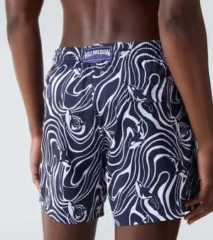 Vilebrequin Printed Swim Trunks - Blue