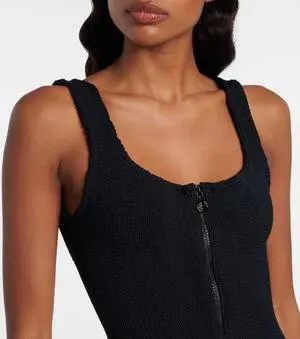 Hunza G Dallas One-piece Swimsuit - Black