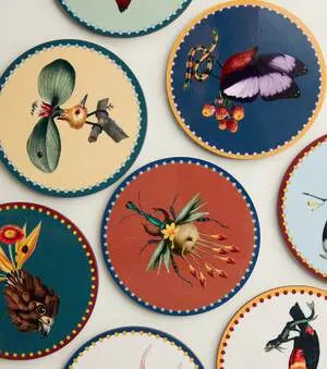 La DoubleJ Fantastic Creatures Set Of 8 Coasters Beto Val