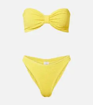 Hunza G Jean Bandeau Bikini - Yellow