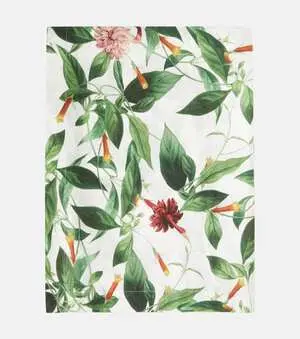La DoubleJ Bosco Blooms Large Canvas Tablecloth - Multicoloured