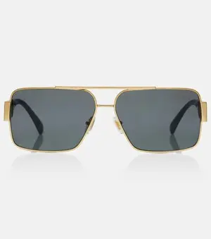 Versace Greca Square Sunglasses - Gold