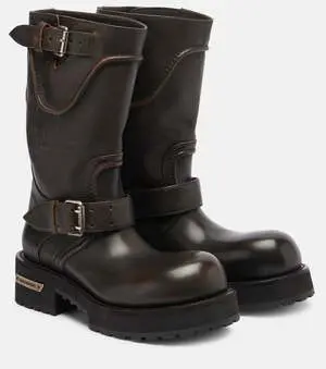 Balenciaga Mid Calf Boots For Women