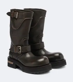 Balenciaga Venom Boots - Brown