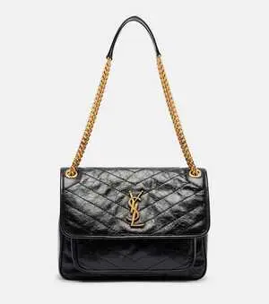 Saint Laurent Niki Medium Leather Shoulder Bag