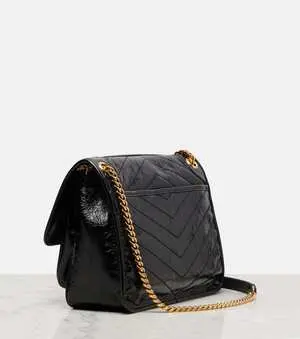 Saint Laurent Niki Medium Leather Shoulder Bag