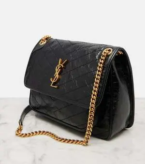 Saint Laurent Niki Medium Leather Shoulder Bag