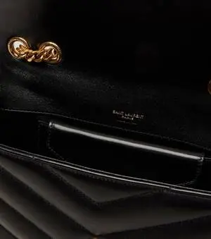 Saint Laurent Loulou Small Leather Shoulder Bag - Black