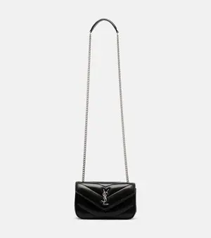 Saint Laurent Loulou Mini Leather Crossbody Bag