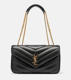 Saint Laurent Loulou Medium Shoulder Bag - Black