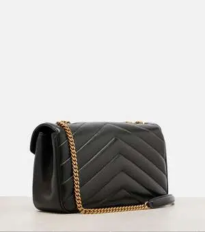 Saint Laurent Loulou Medium Shoulder Bag - Black