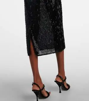 Dolce & Gabbana Sequined Midi Dress