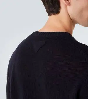 Prada Ribbed-knit Cashmere Sweater