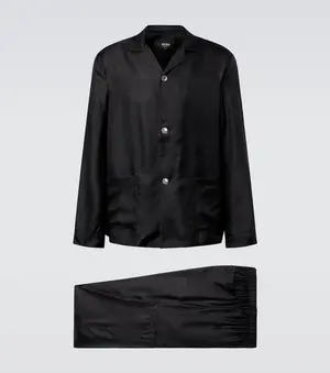 Zegna Silk Pajamas - Black