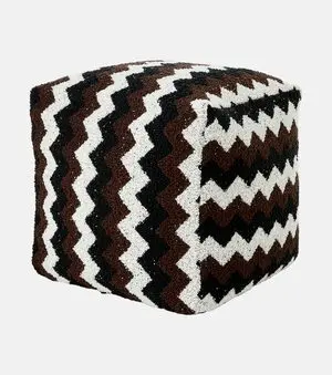 Missoni Riccio Zigzag Bouclé Ottoman - Multicoloured