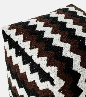 Missoni Riccio Zigzag Bouclé Ottoman
