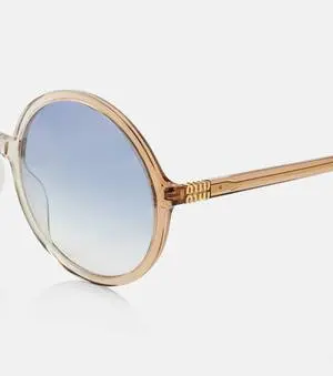 Miu Miu Round Frame Sunglasses
