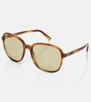 Miu Miu Regard Square Sunglasses - Brown